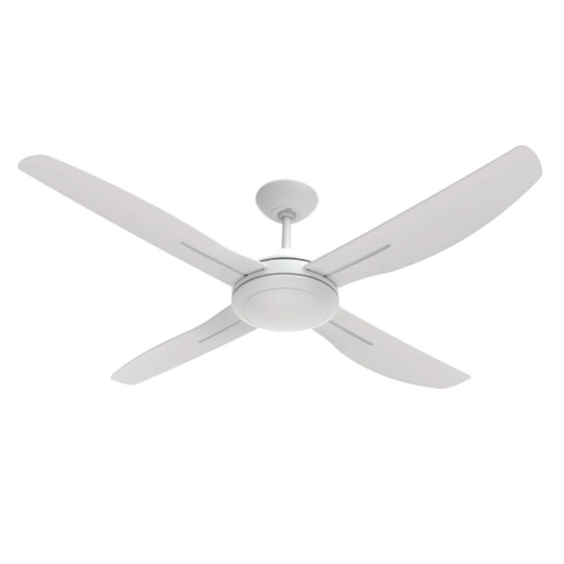 AC Ceiling Fan 1320mm 4 Blade ABS White - Cetnaj
