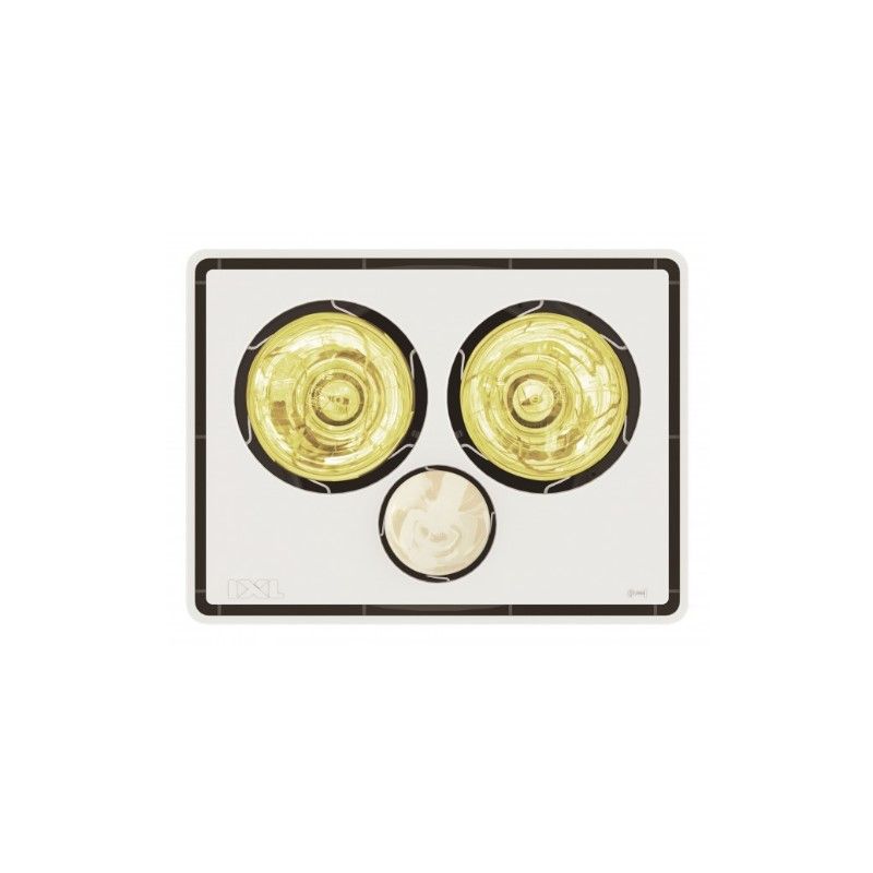 IXL Tastic Triumph 2-in-1 Bathroom Heater & Light 2x275W Infrared Lamp ...