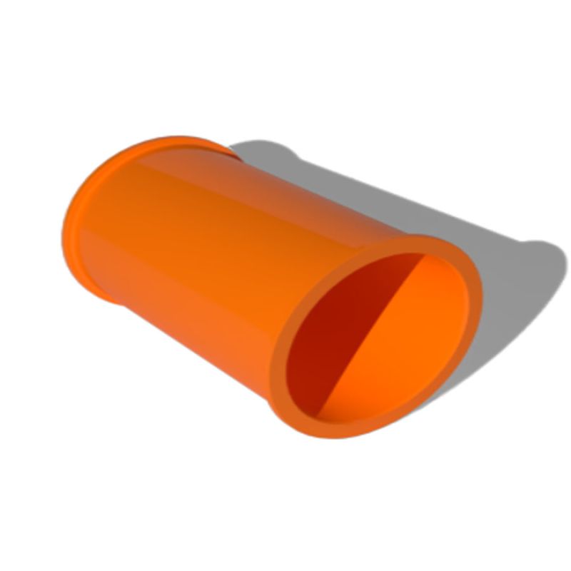 AussieDuct Conduit Coupling Heavy Duty Slip 100mm PVC Orange - Cetnaj