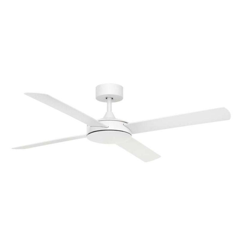Brilliant Lighting Tempest DC Ceiling Fan 1320mm Moulded ABS White - Cetnaj