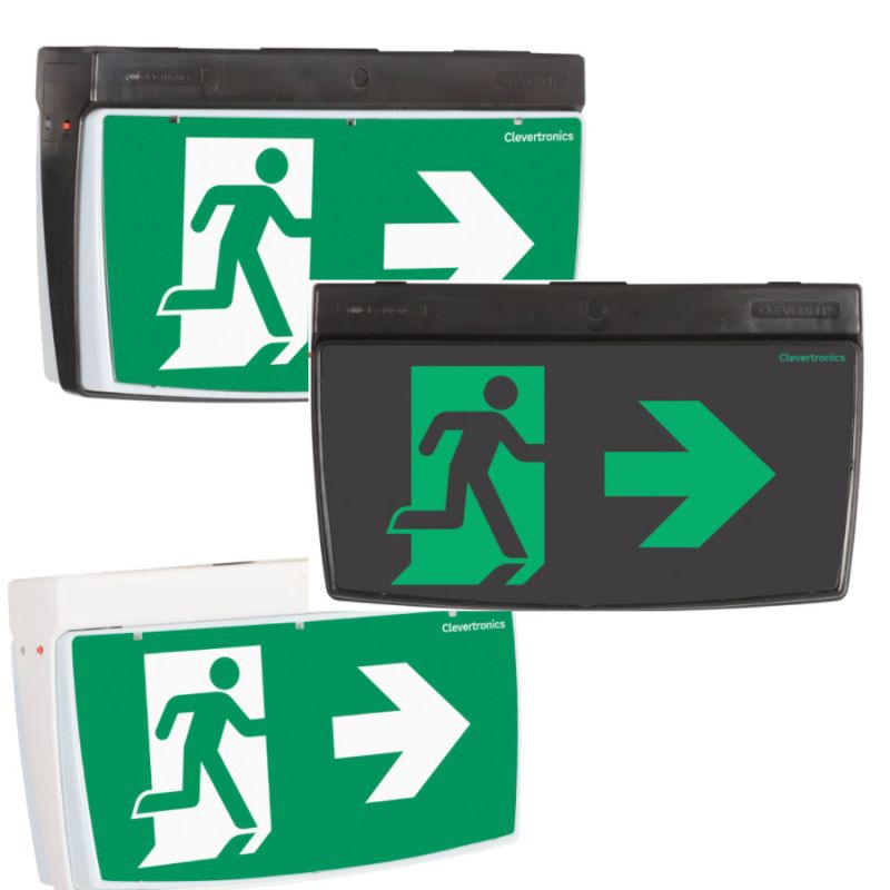 Clevertronics L10 Cleverfit Emergency Exit Wall/Ceiling Mount Single ...