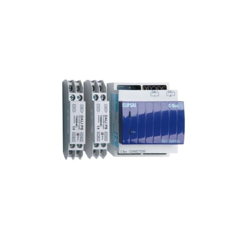 Clipsal C-Bus DALI Gateway with Power Supply DIN Rail Mount 6 Modules ...