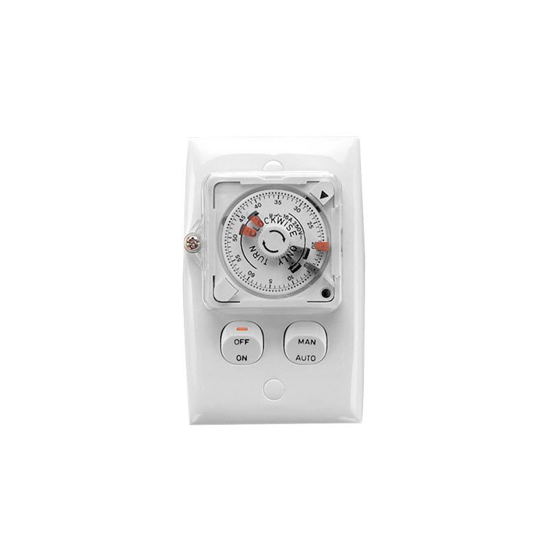 Clipsal Timer Switch Flush Mount Analogue Standard 1 Gang 15A 250V 24 ...