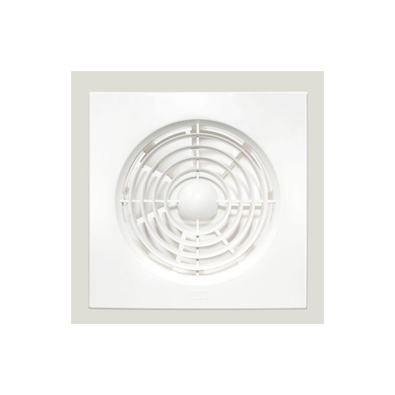HPM Exhaust Fan 150mm Square 230-240 Volt AC 309 cu-m/hr White - Cetnaj