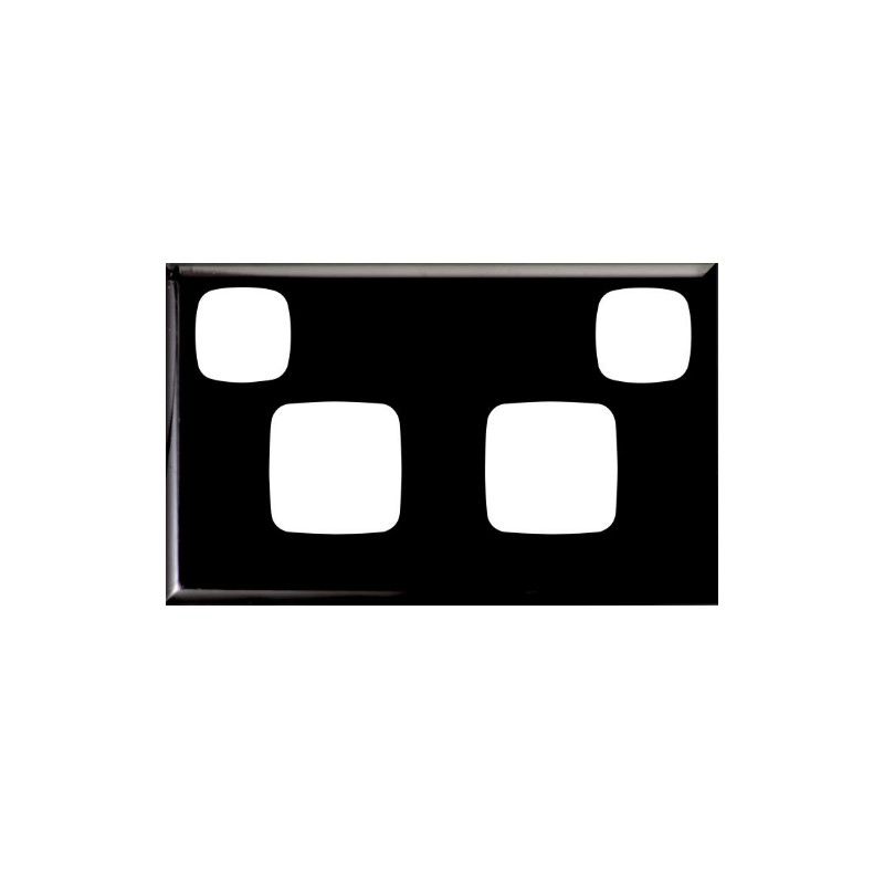 HPM GPO Cover Plate Flush Mount 2 Gang Horizontal For HPM XL777 Outlet ...
