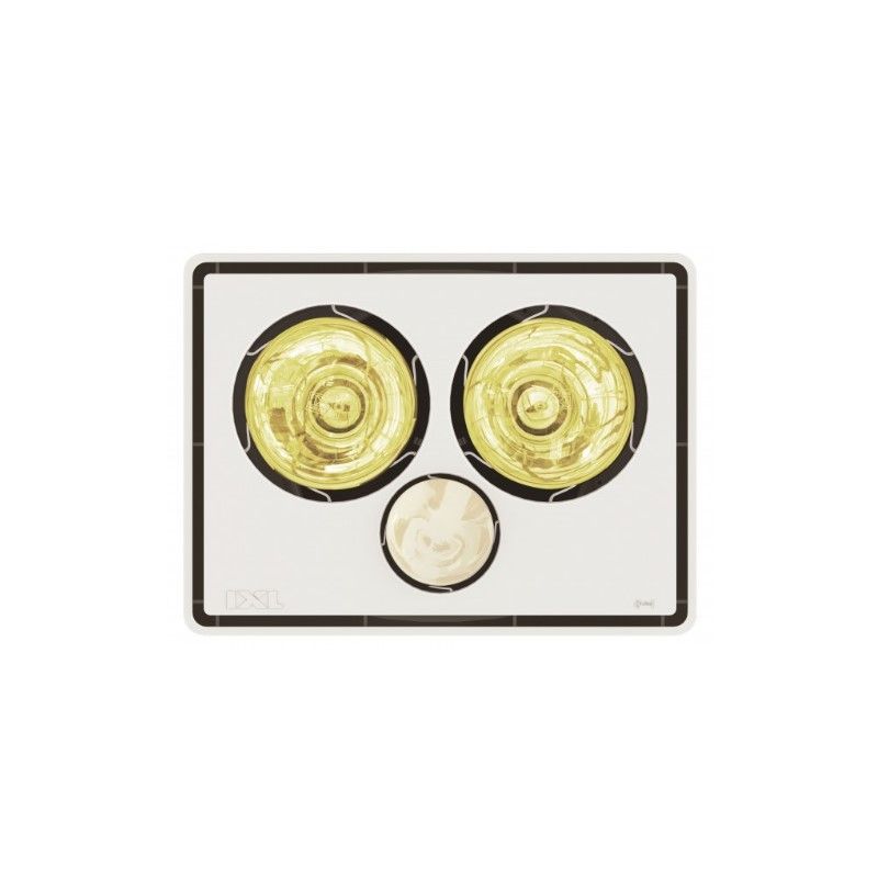 IXL Bathroom Heater Exhaust Fan and Light 3-in-1 Heat 2 x 275 W ...