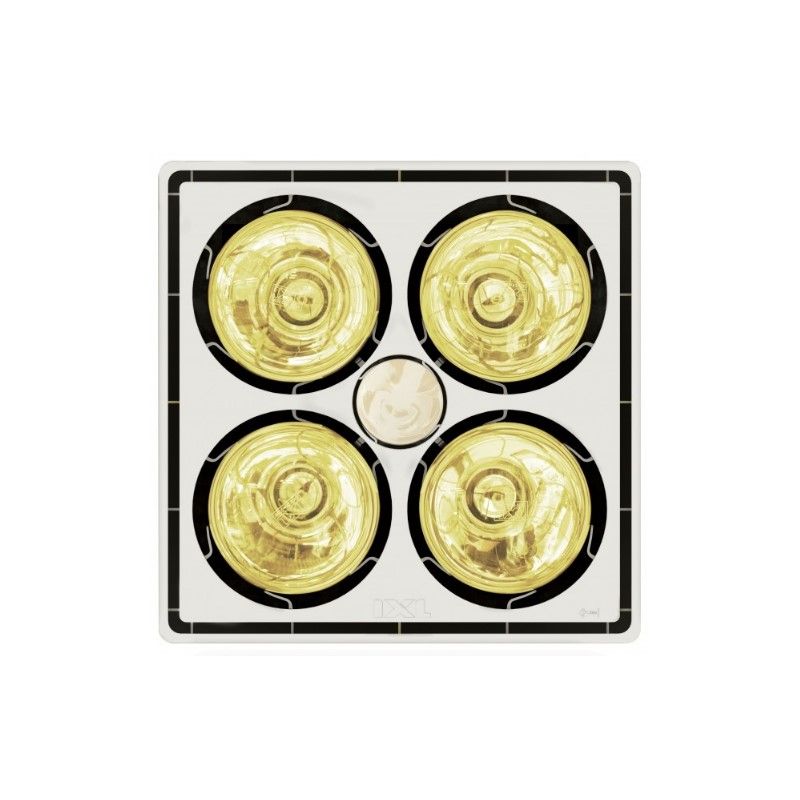 IXL Bathroom Heater Exhaust Fan and Light 3-in-1 Heat 4 x 275 W ...