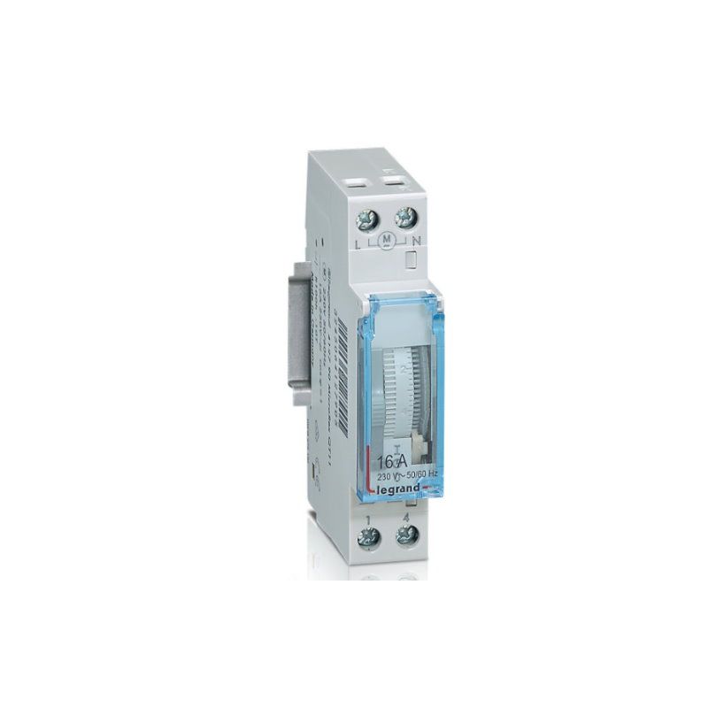 Legrand Time Switch Programmable Analogue 24 Hour 1 Module 230V 16A ...