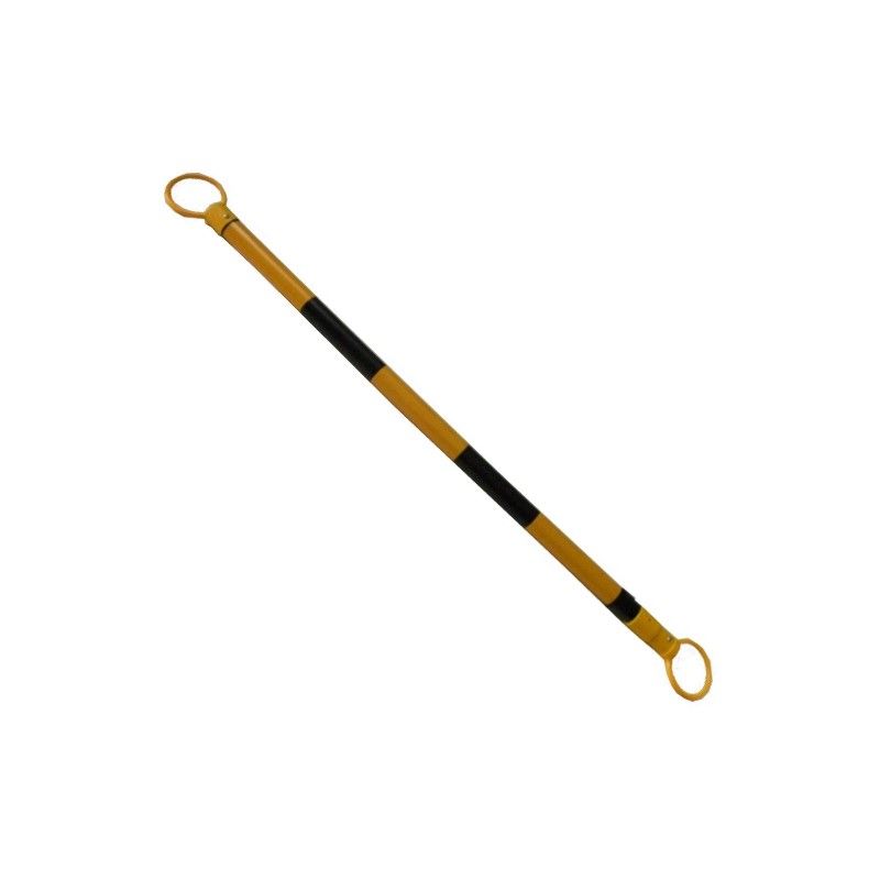 Maxisafe Cone Bar Retractable 135-210cm Black/Yellow ABS Plastic | Cetnaj