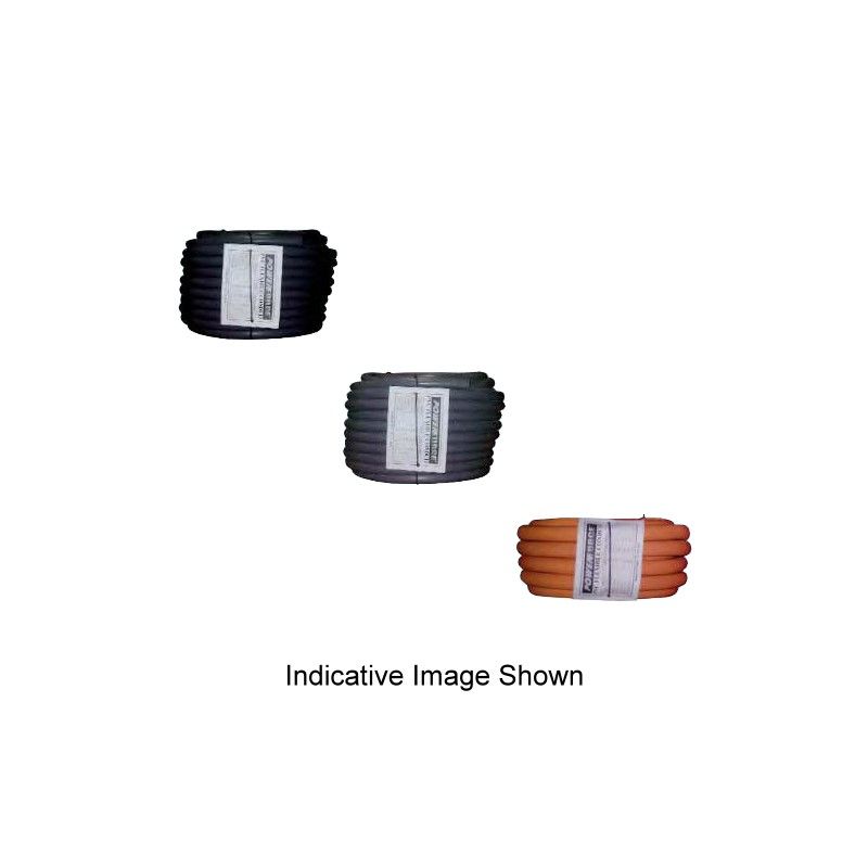 PowerForce Flexible Conduit 50mm 10M PVC with Draw Wire Grey | Cetnaj