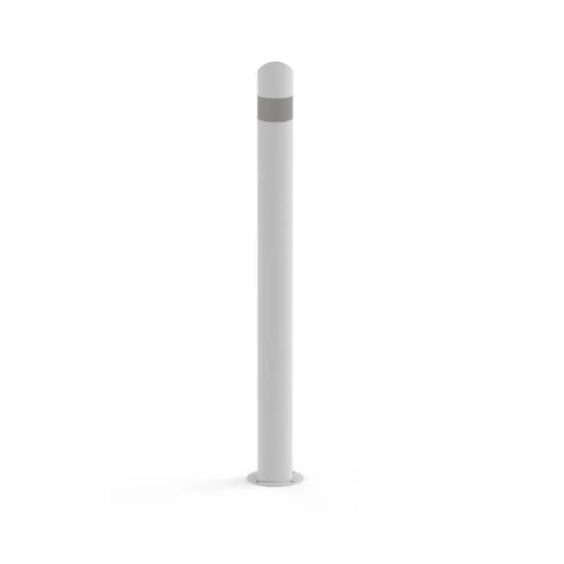 Bollard with Reflective Strip 900mm White | Cetnaj