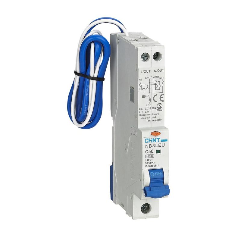 RCBO 3P+N 10ka 63A 30ma 3Mod CCurve Type A With Tail - Cetnaj