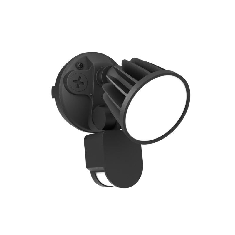 SAL LED Floodlight w/PIR Sensor SMD 15W 240V 1250lm Opal Polycarbonate ...