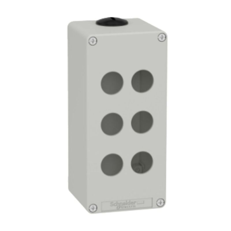 Empty Grey 6 Hole Control Box 80mm x 175mm x 77mm | Cetnaj