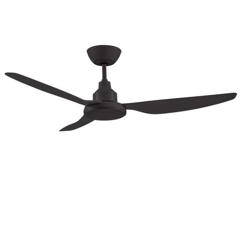 GLACIER DC - 48/1200mm DC 3 Blade Ceiling Fan - Black - Remote Incl ...