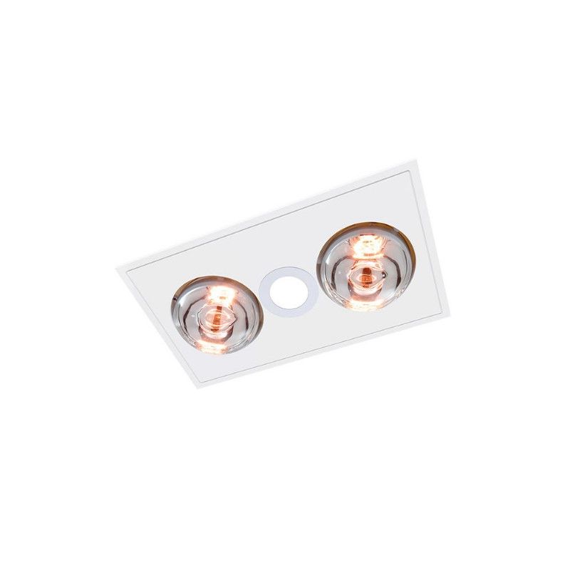Myka 2 Slimline 3 in 1 with 2 x 275w Infrared Heat Lamps 10W LED ...