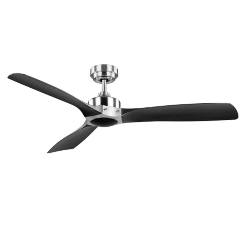 DC Ceiling Fan Wi-Fi w/o Light 132cm ABS Dark Timber - Cetnaj