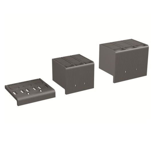 MCCB ACCS TERMINAL COVERS LOW 3P 2PCS FOR XT2 ABB | Cetnaj