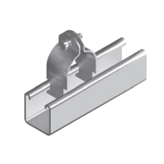 Burndy Pipe & Cable Clamp 2 Piece Medium Duty For Strut Channel 60mm ...