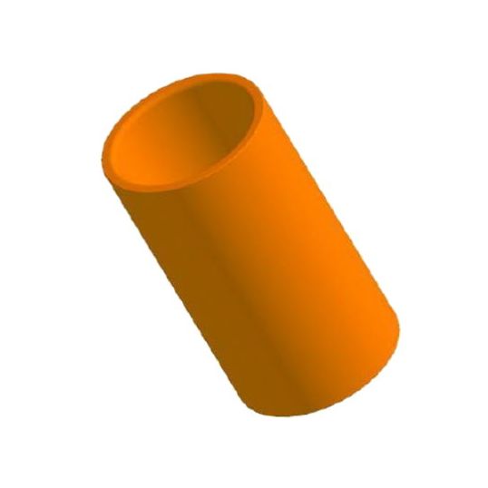 Cable-Flow Conduit Coupling Slip Repair 100mm PVC Orange | Cetnaj