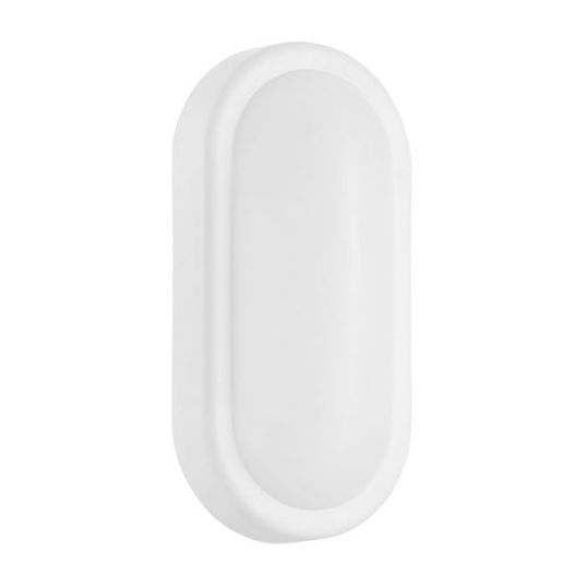 Eglo Burleigh LED Bunker Light Oval 12W 3/4/5K 1050lm White/Black IP54 ...