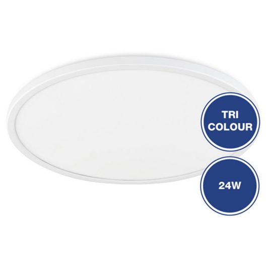 Energetic Ultra-Thin Architectural Oyster 24W Tri-CCT 3000/4000/5000K ...