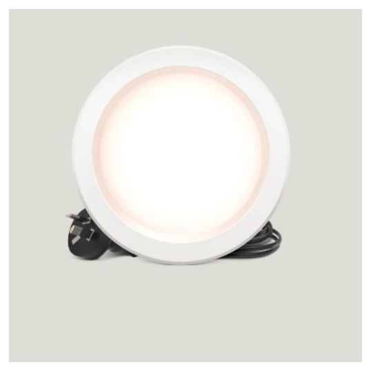 HPM Downlight Round Fixed Int Driver 125mm Cutout LED 7W 4K White - Cetnaj