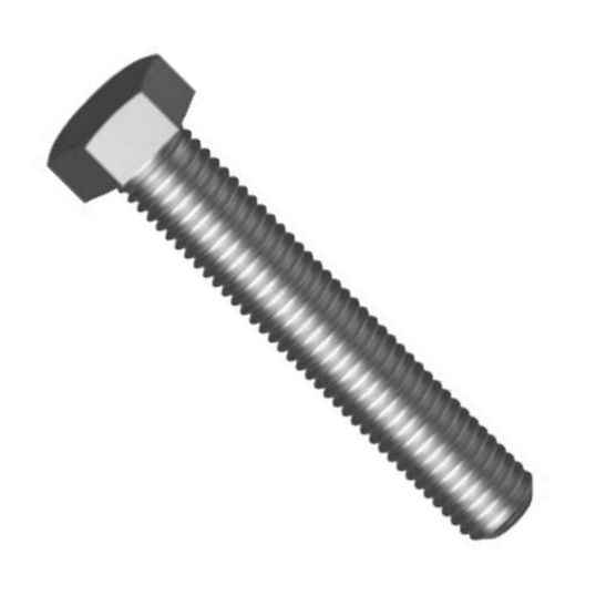 Hobson Hex Set Screw M8x20mm Class 4.6 UTS Hot Dip Galvanised - Cetnaj