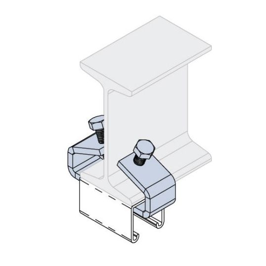 Kounis Beam Suspension Clamp Steel Hot-Dip Galvanised For Strut Channel ...