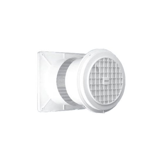 Omega Exhaust Fan Round 200mm 240 Volt 550 cu-m/hr White | Cetnaj