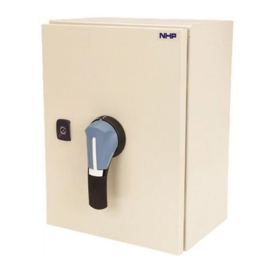 Socomec Load-Break Switch Enclosed 3P 400A AC21 220 kW AC23 Surface Mount IP65 - Cetnaj