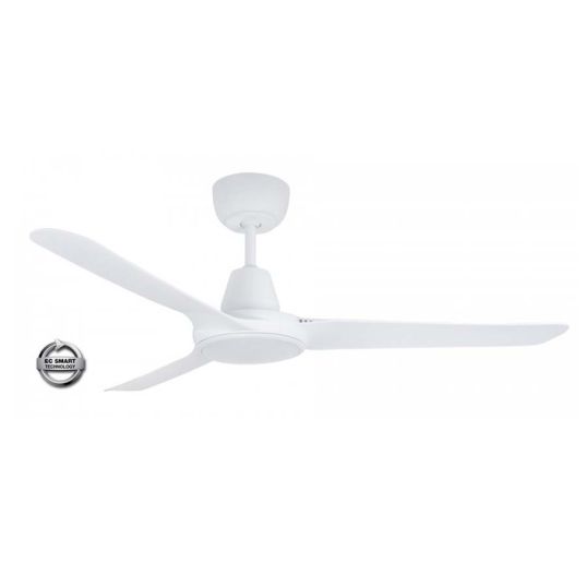 Ventair Spyda EC Ceiling Fan with Light 3 Blade 1250mm Thermoplastic ...