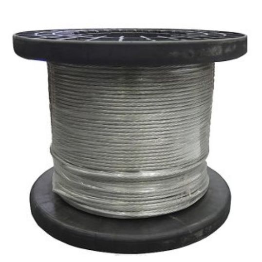 Wattmaster Catenary Wire 3.3mm Dia x 180 mtr 7 Strands 0.9g Clear PVC ...