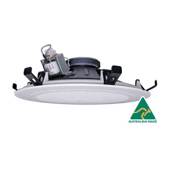 Redback One Shot Series Ceiling Speaker 2 Way 200mm 5W 100V White | Cetnaj